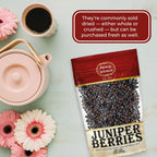 enhance ginger tea with juniper berries