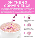 enhance green tea with rose petals