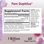 enhance gut flora with Fem-Dophilus