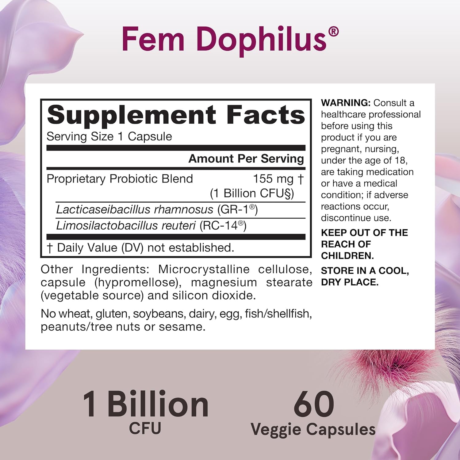 enhance gut flora with Fem-Dophilus