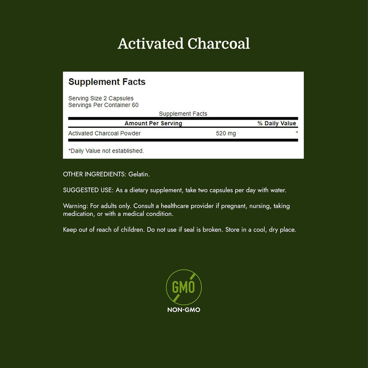 enhance gut health activated charcoal