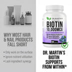Enhance hair growth with biotin
