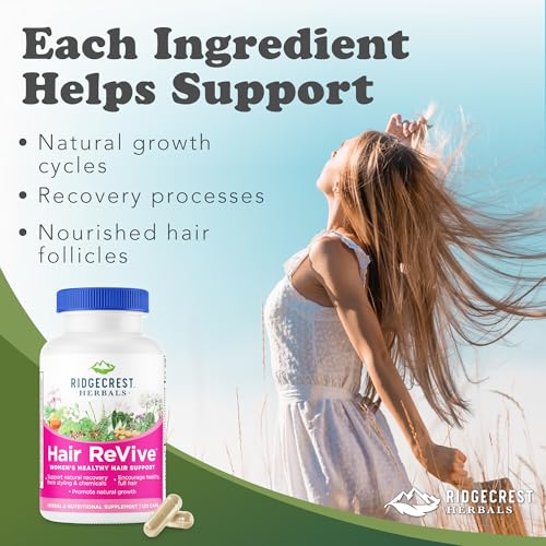 enhance hair health with RidgeCrest vitamins