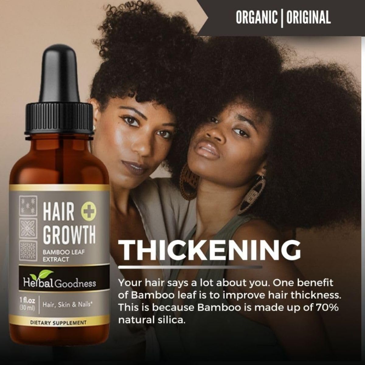 Enhance hair thickness with natural ingredients