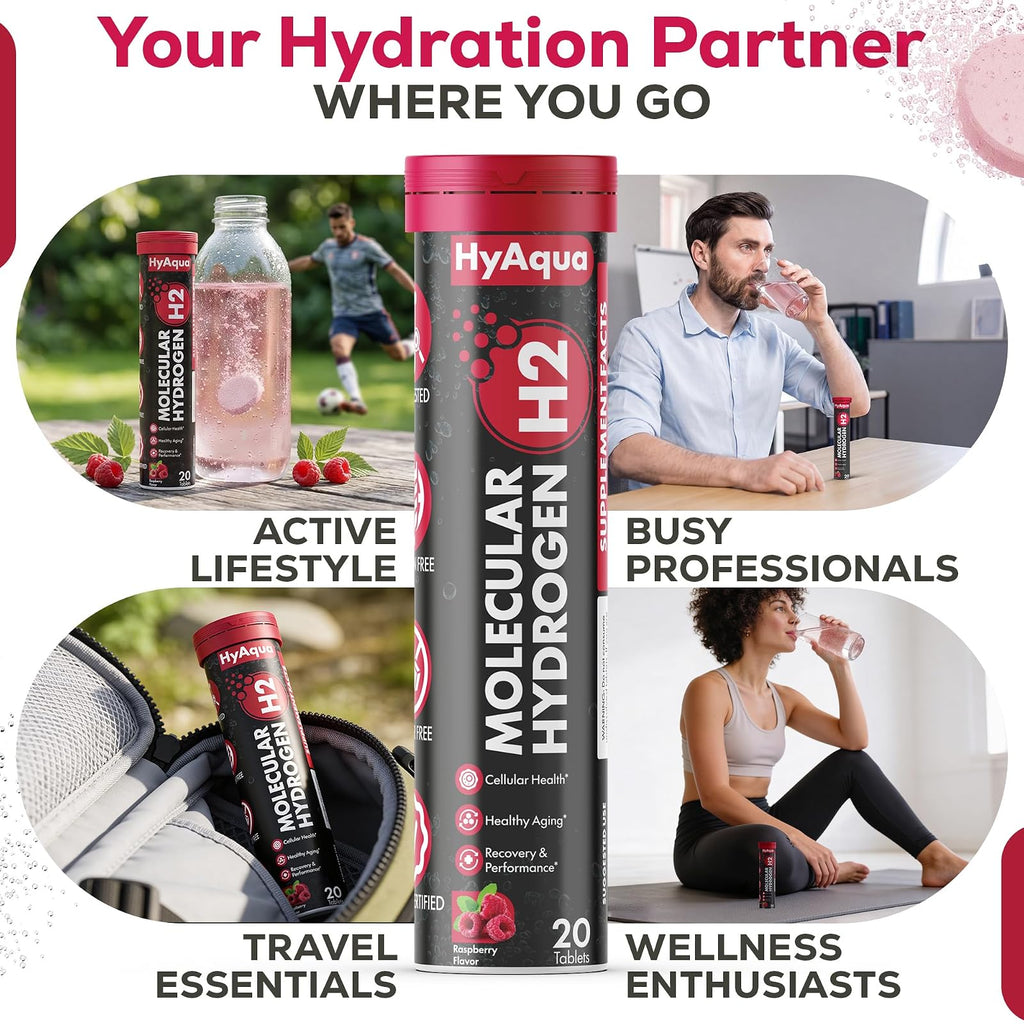 Enhance hydration with HyAqua tablets