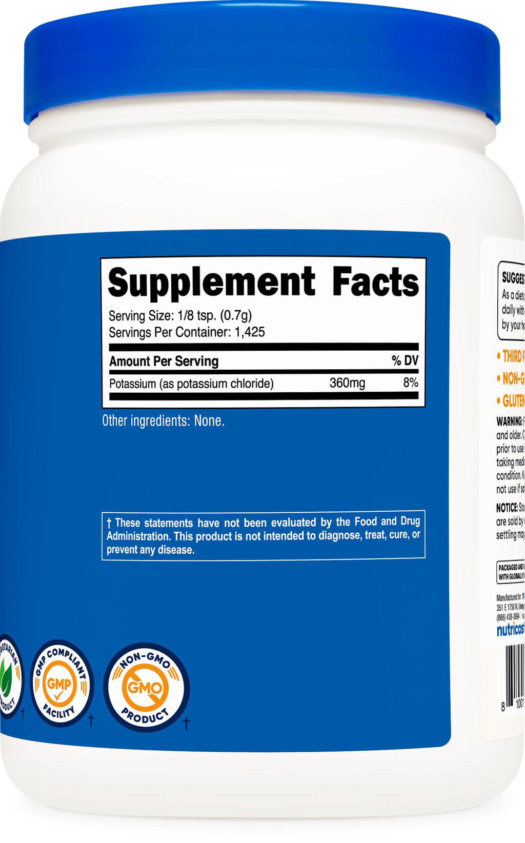 enhance hydration with potassium chloride