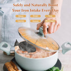 enhance iron intake while cooking