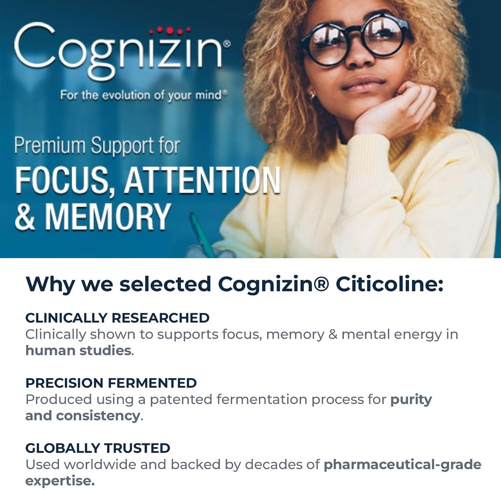 Enhance memory with Citicoline capsules