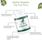 Enhance mental clarity with Focus supplement