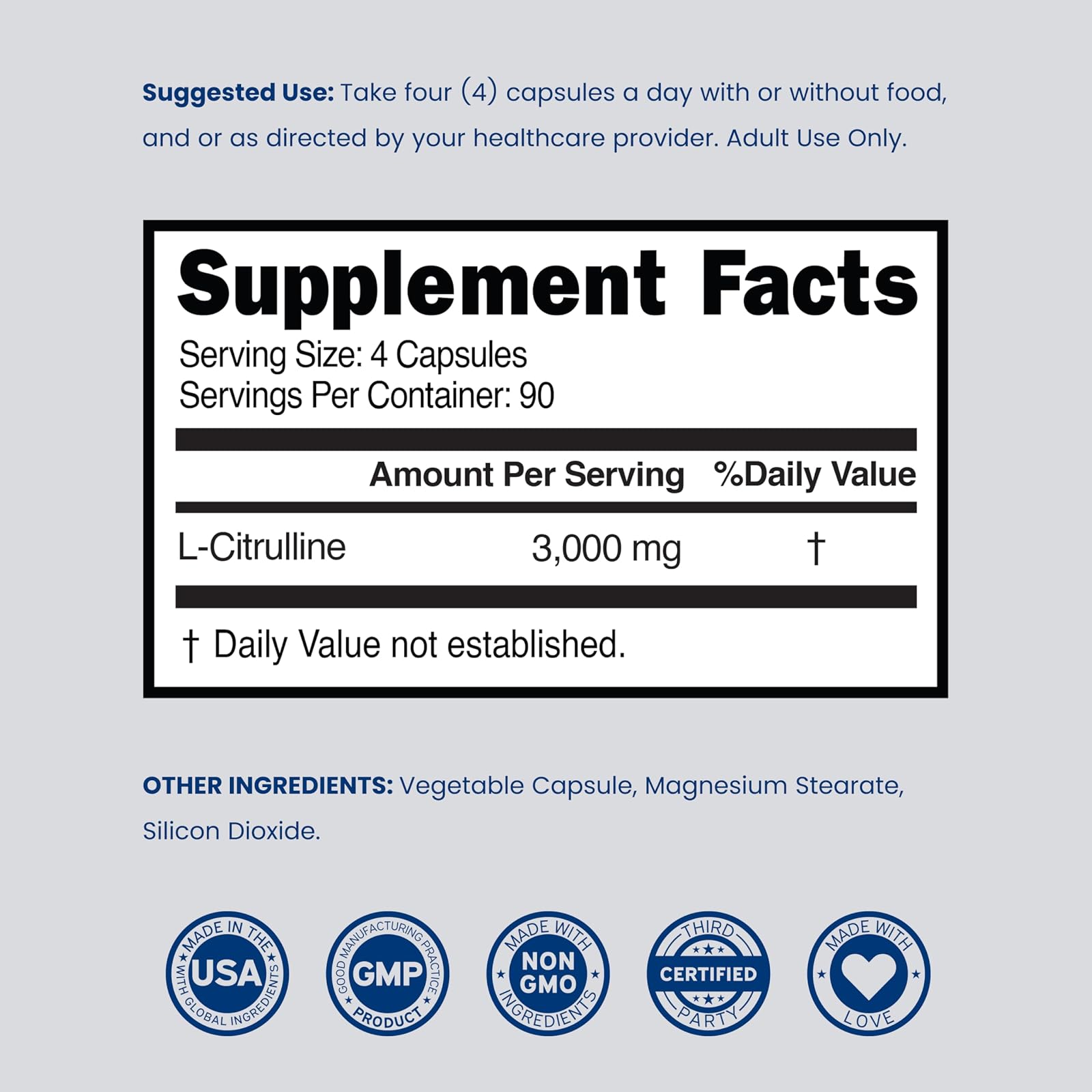 enhance nitric oxide levels L Citrulline