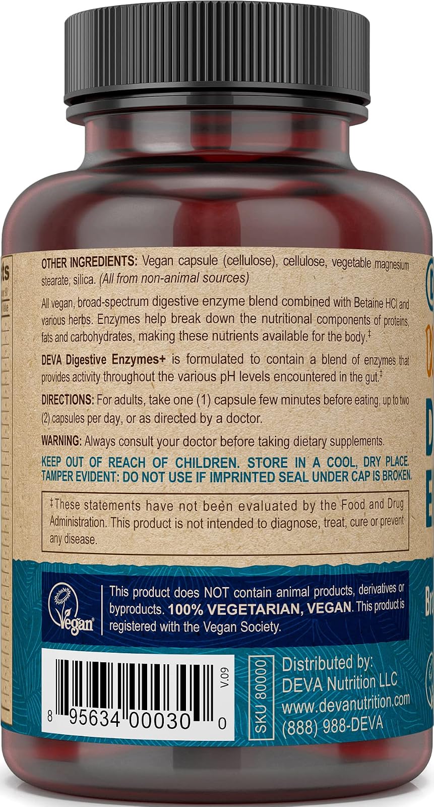 enhance nutrient absorption DEVA enzymes