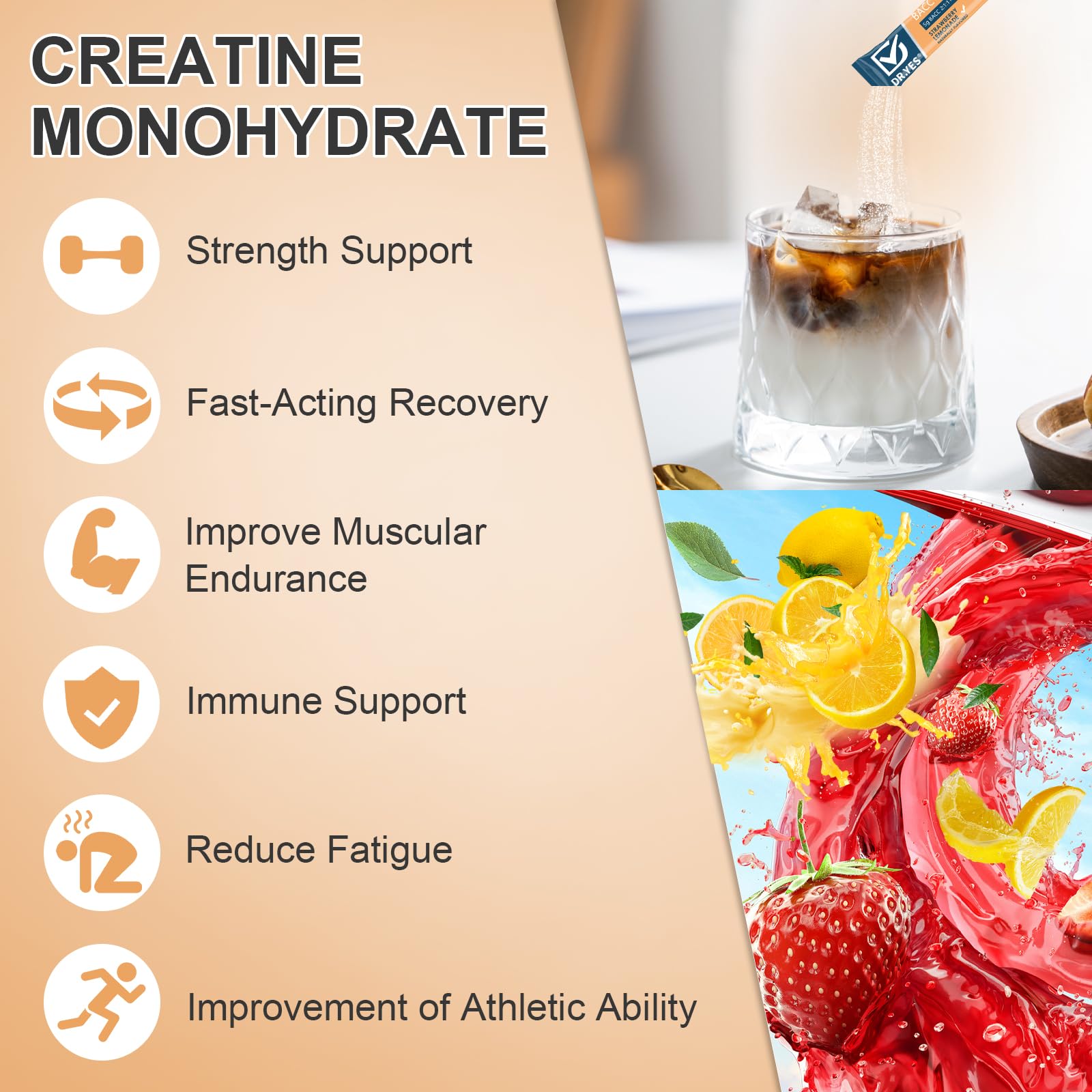 enhance performance with DR.YES creatine