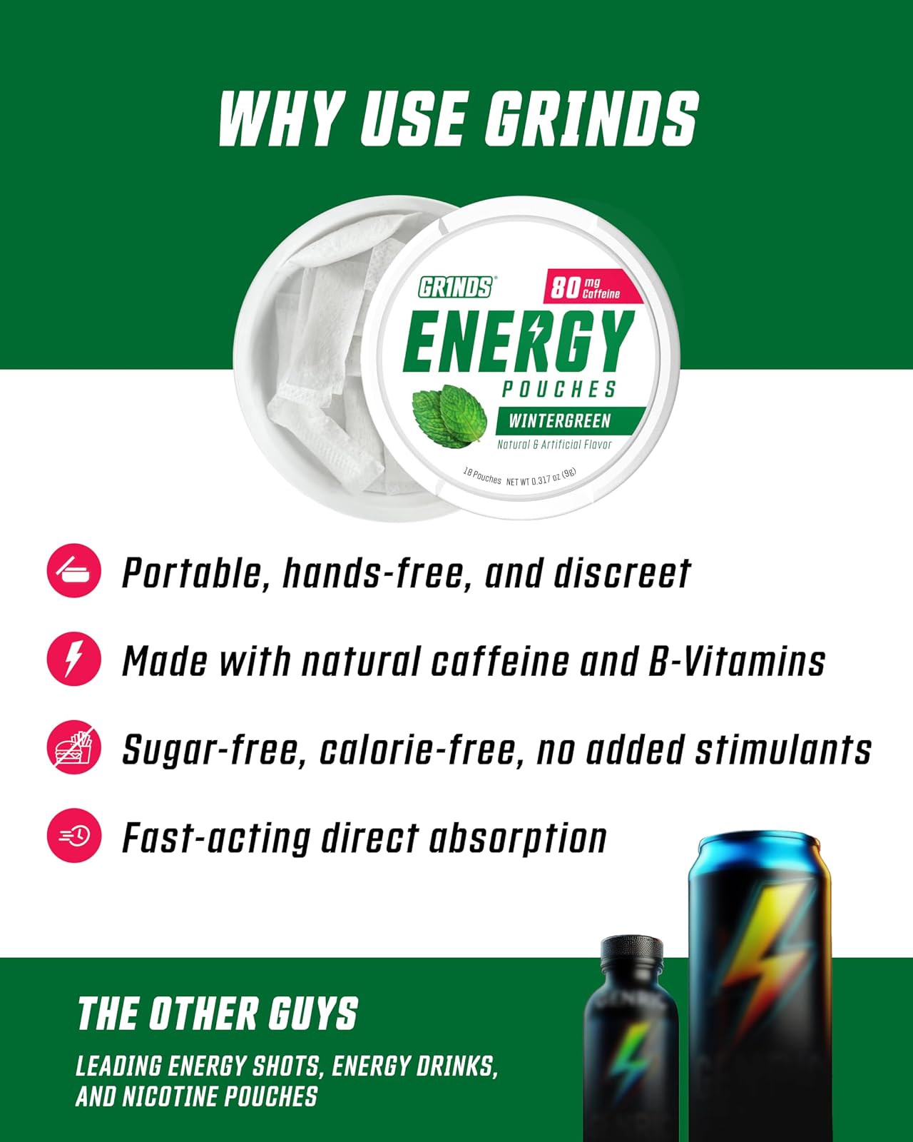 enhance performance with GRINDS pouches