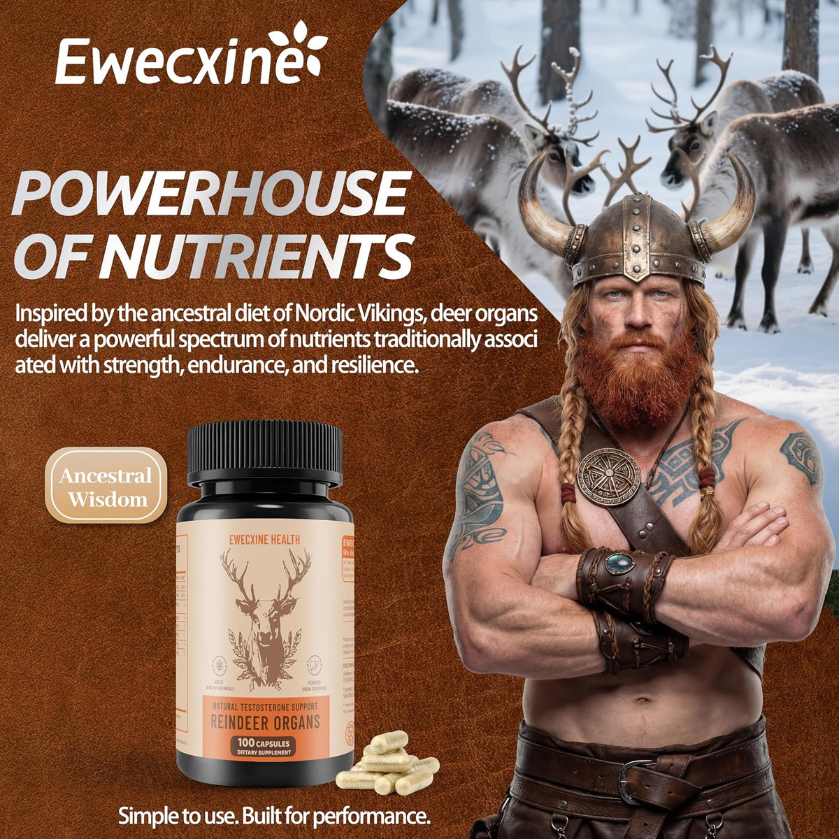 Enhance performance with organ supplement