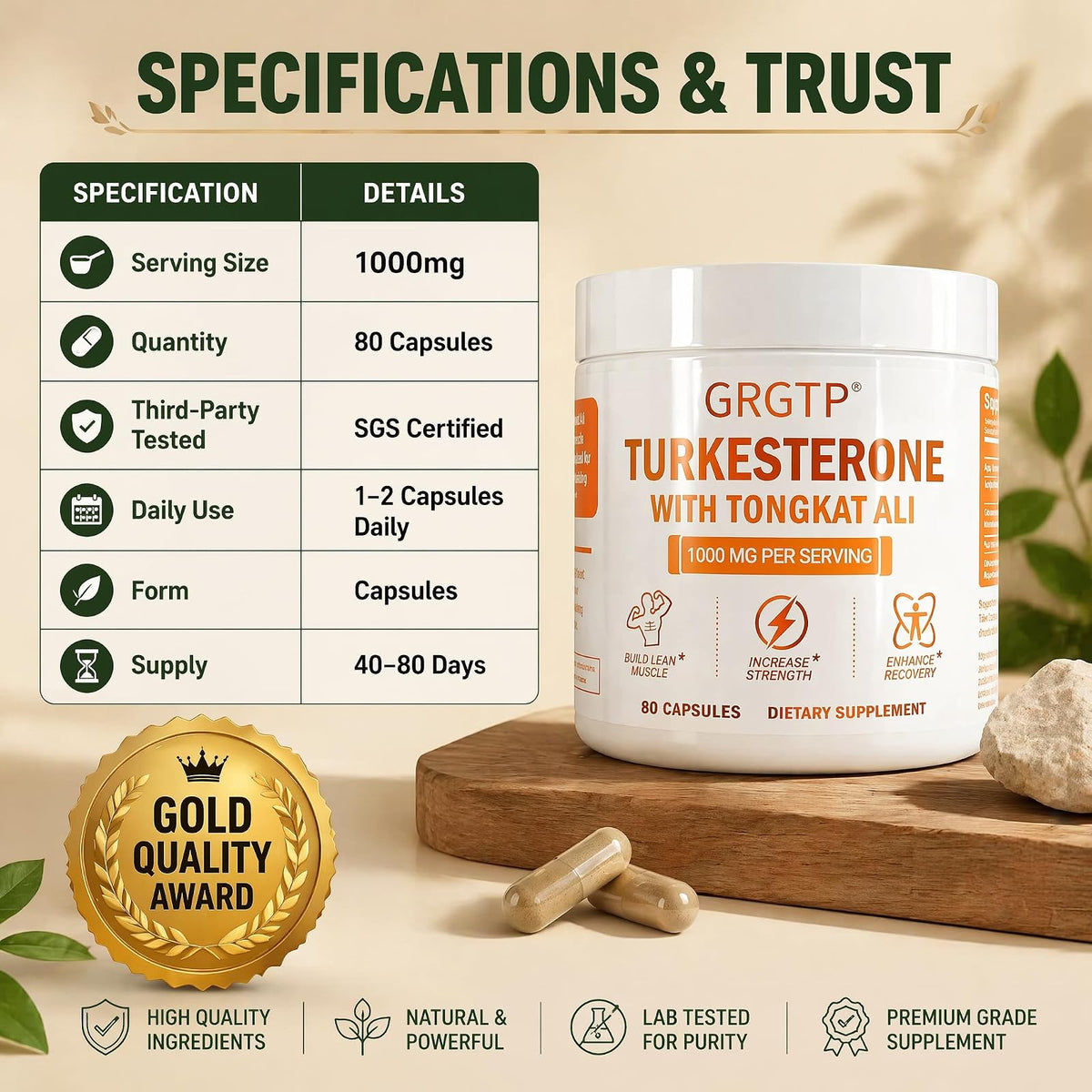 Enhance performance with Turkesterone