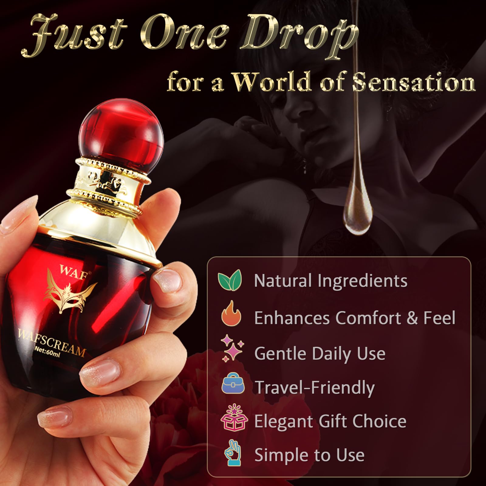 Enhance pleasure with arousal gel