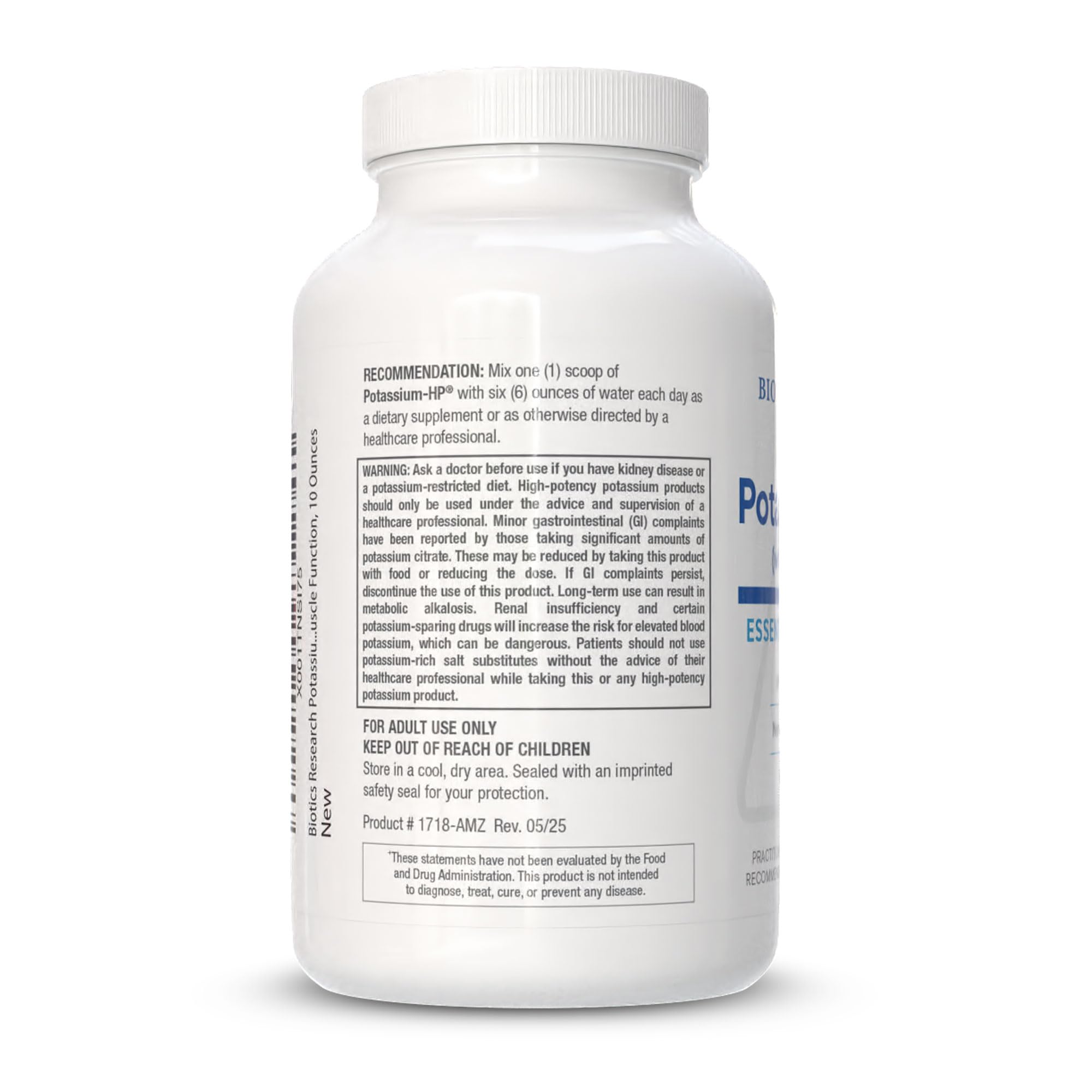 enhance potassium levels with electrolytes