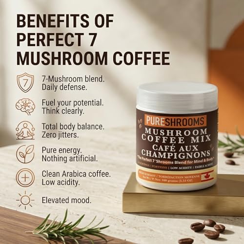 enhance productivity with mushroom coffee