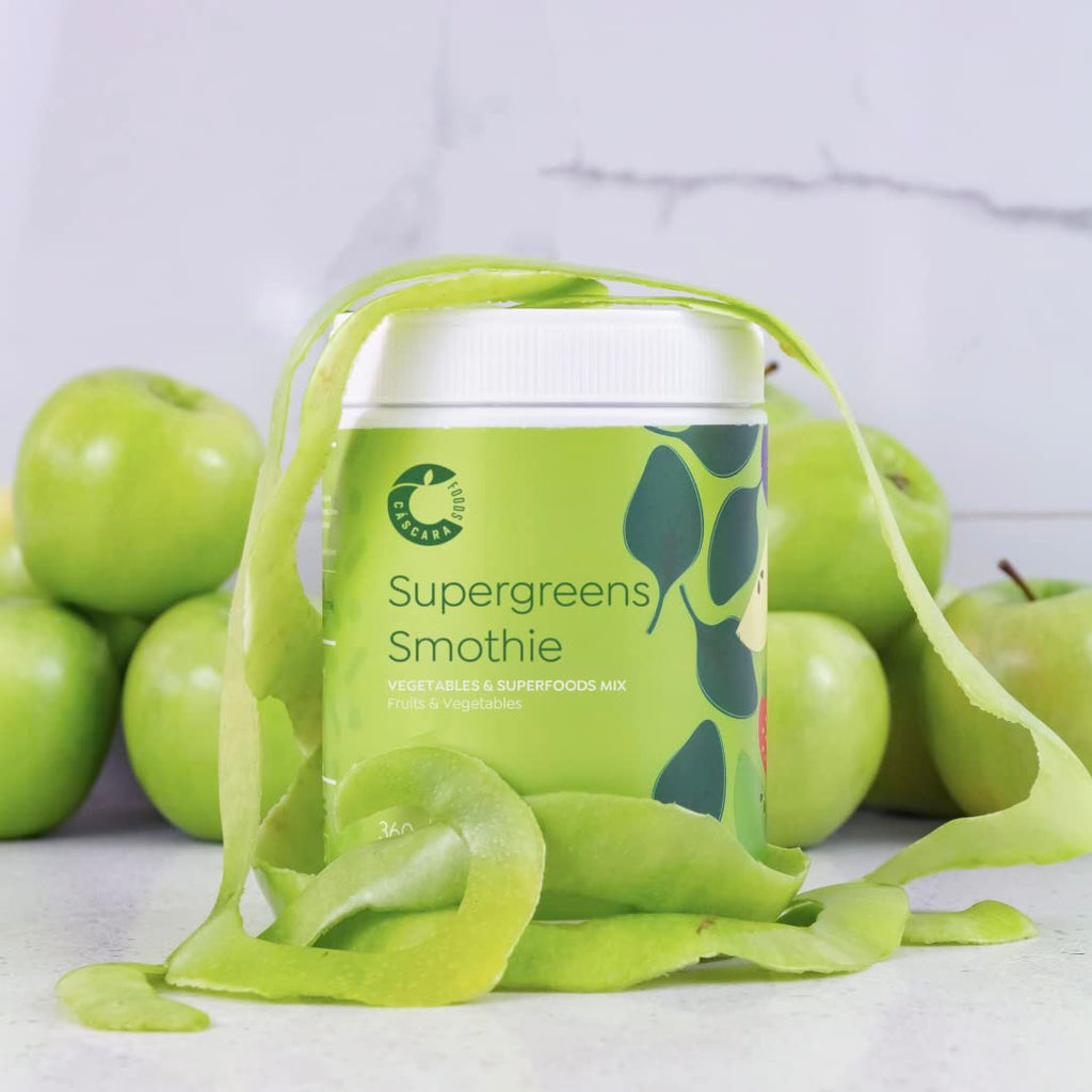 enhance smoothies with SuperGreens Powder