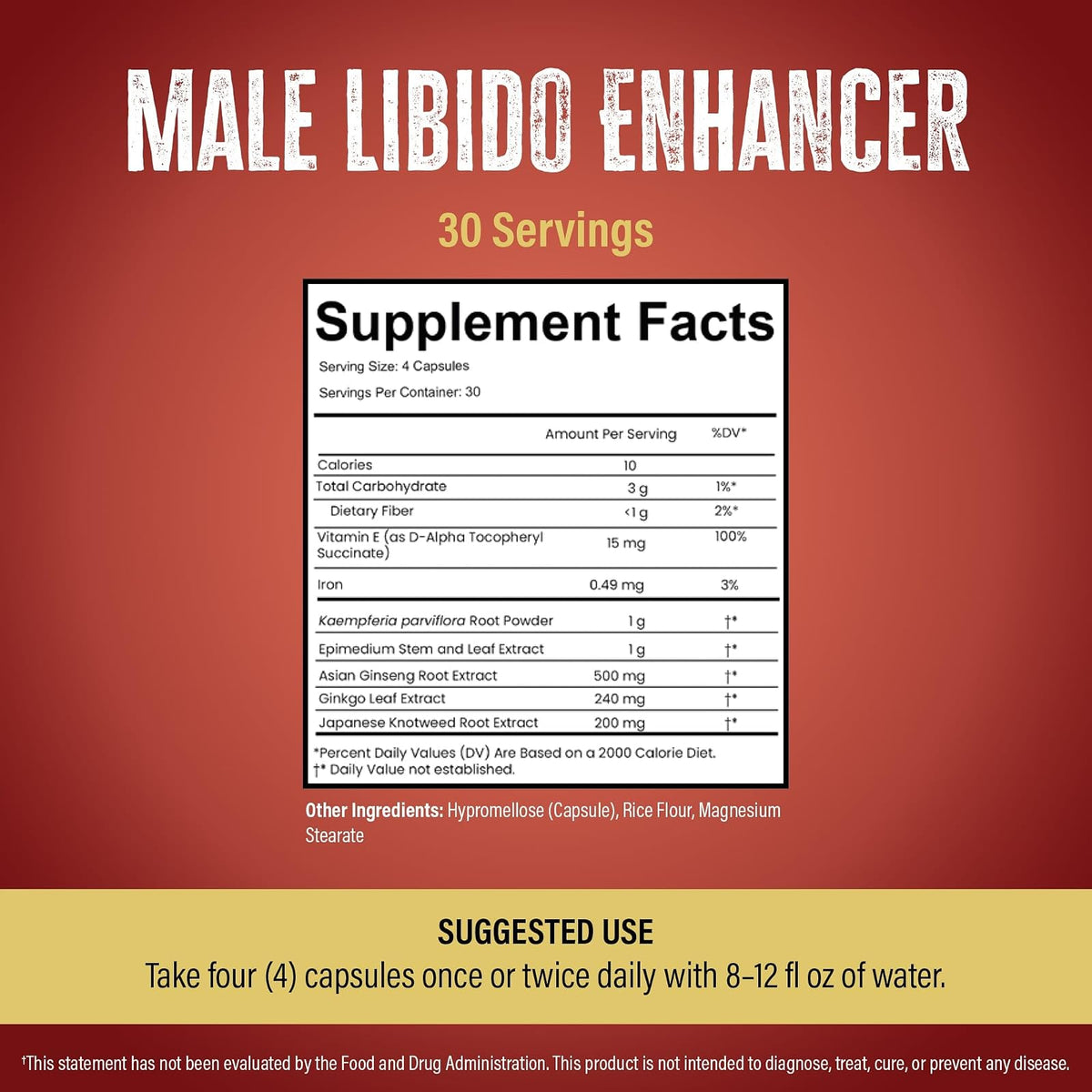 enhance stamina and drive
