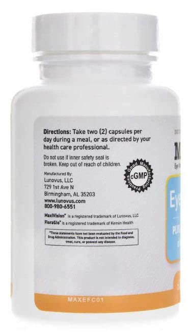 enhance vision with MaxiVision supplements