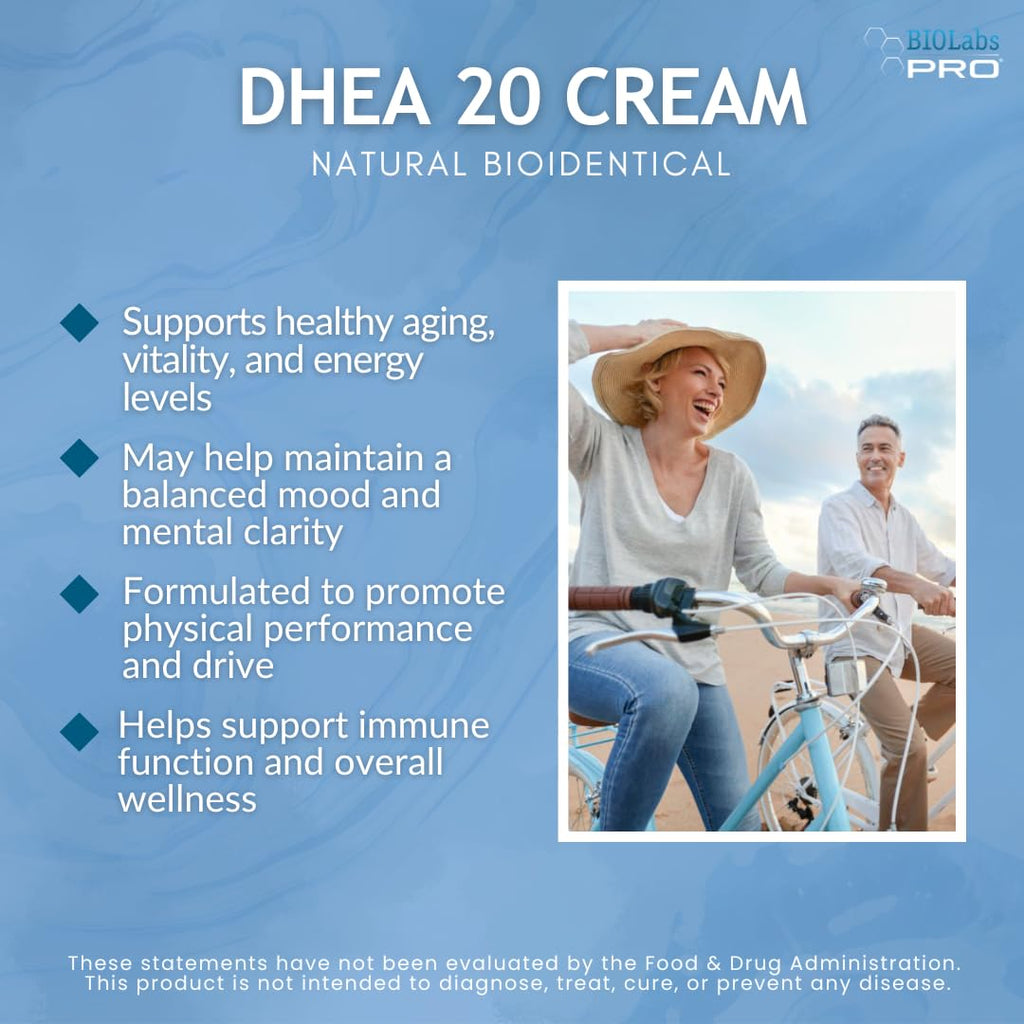 enhance vitality with DHEA cream