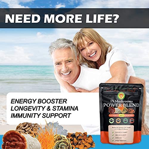 enhance vitality with mushroom blend