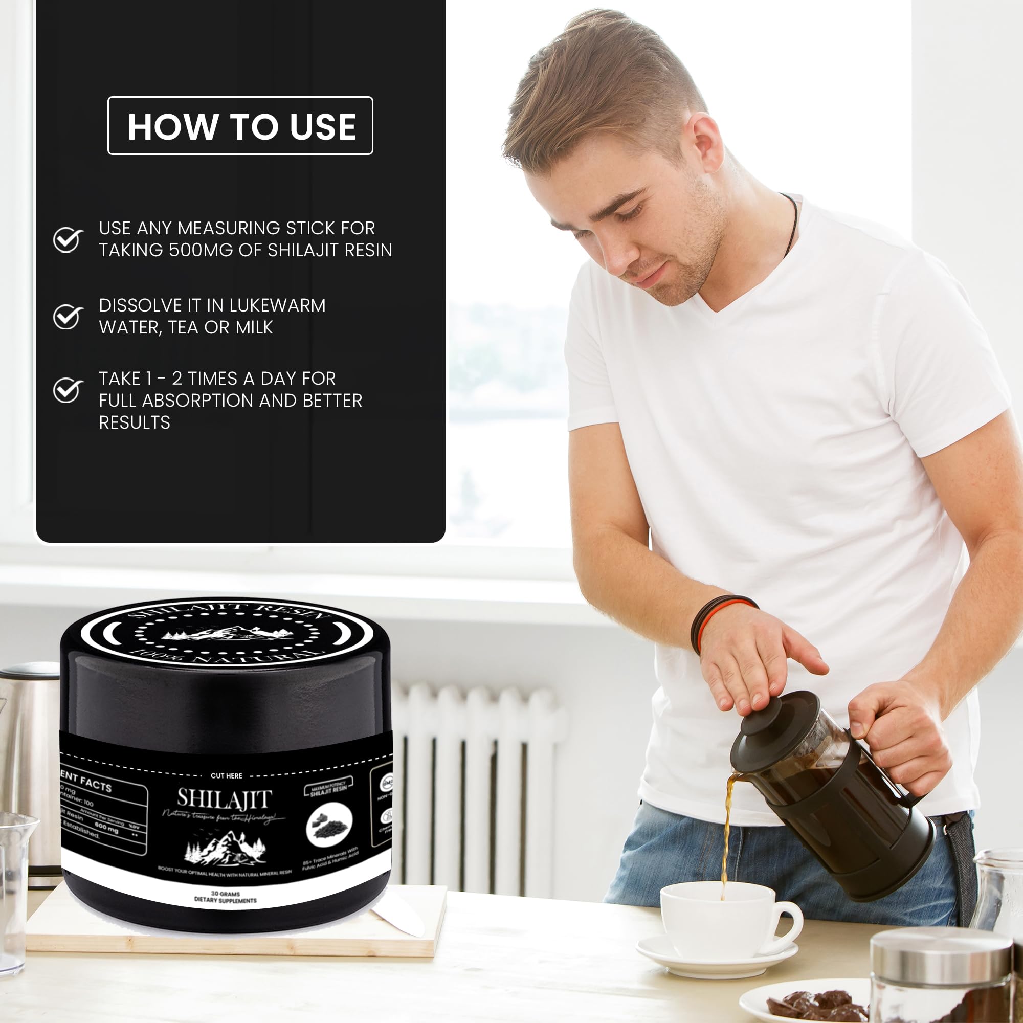 Enhance vitality with Shilajit