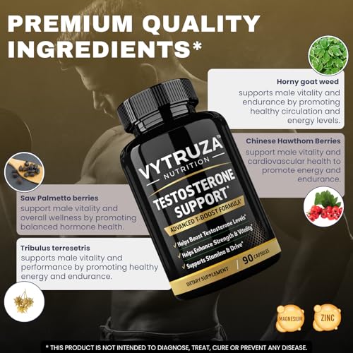 Enhance vitality with testosterone supplements