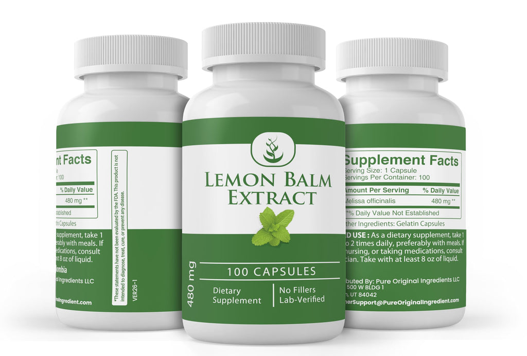 enhance vitamins with lemon balm