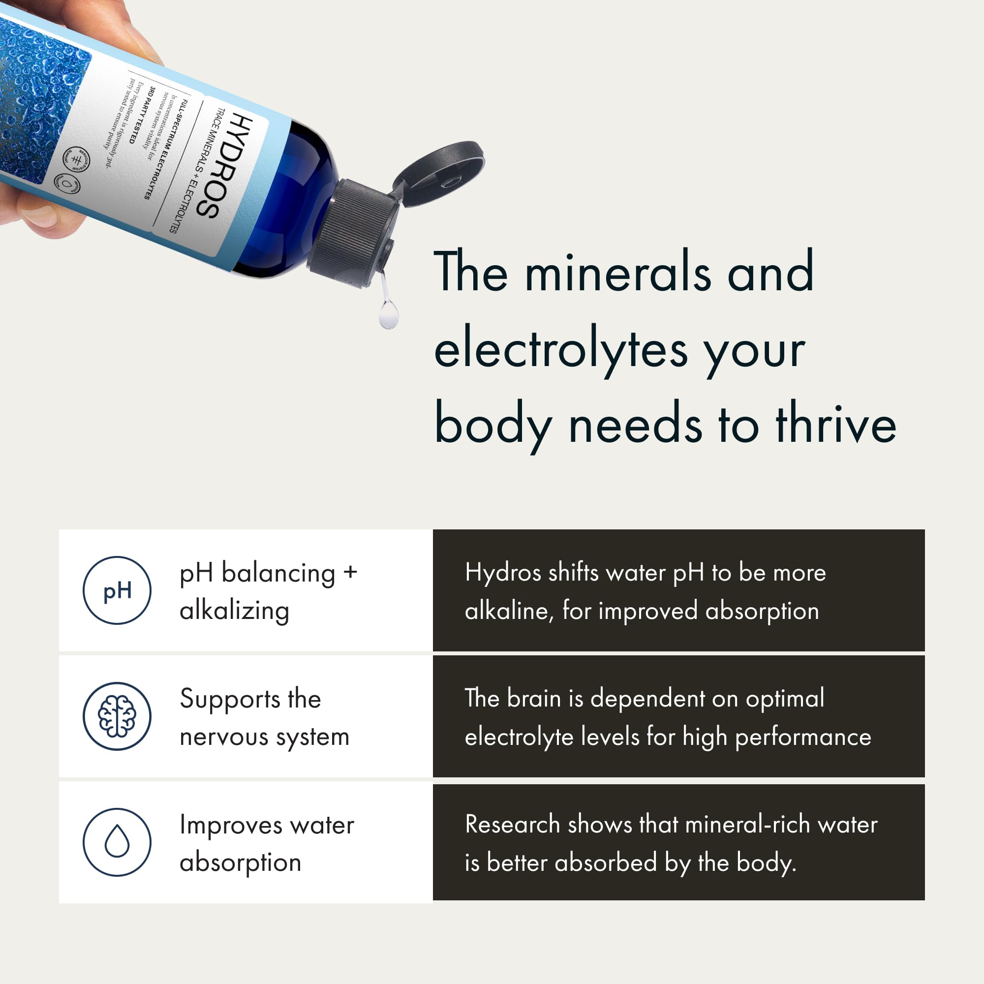enhance water with trace minerals