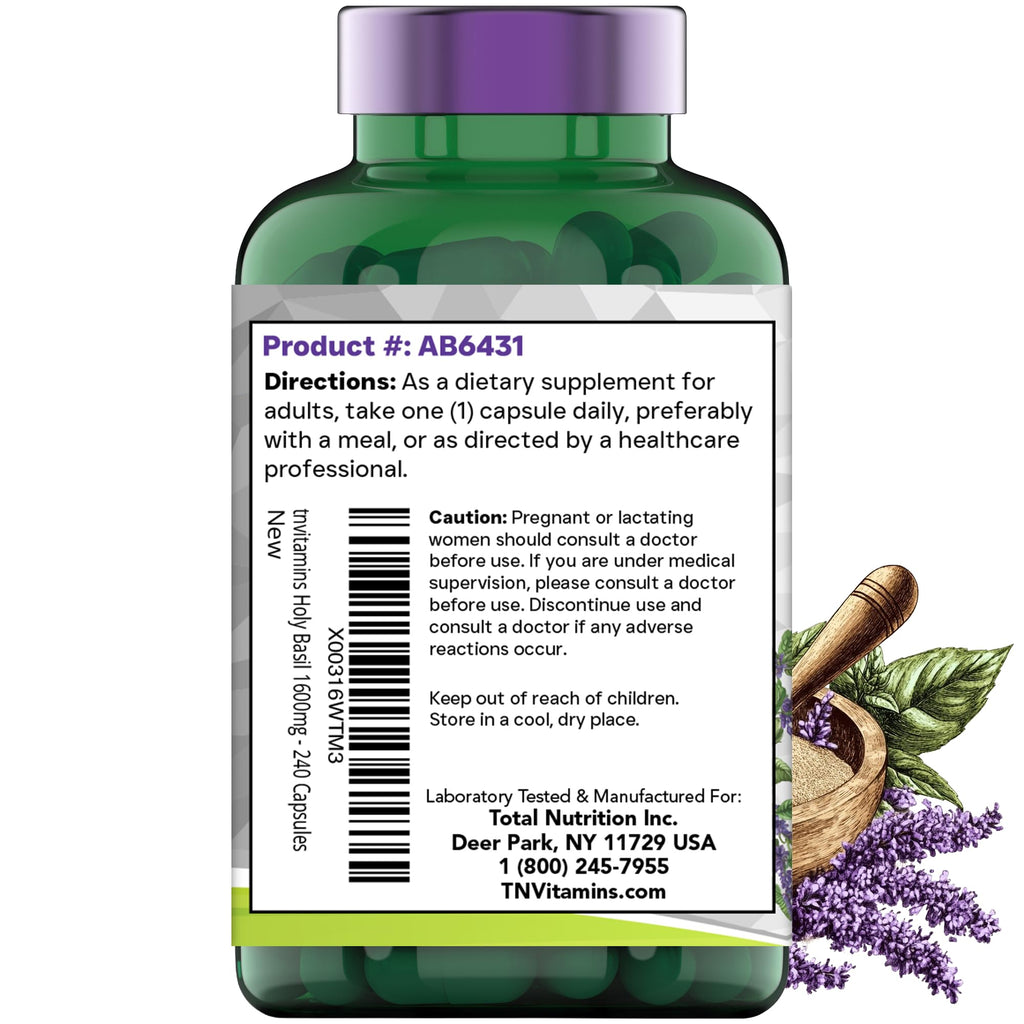 enhance well-being with holy basil