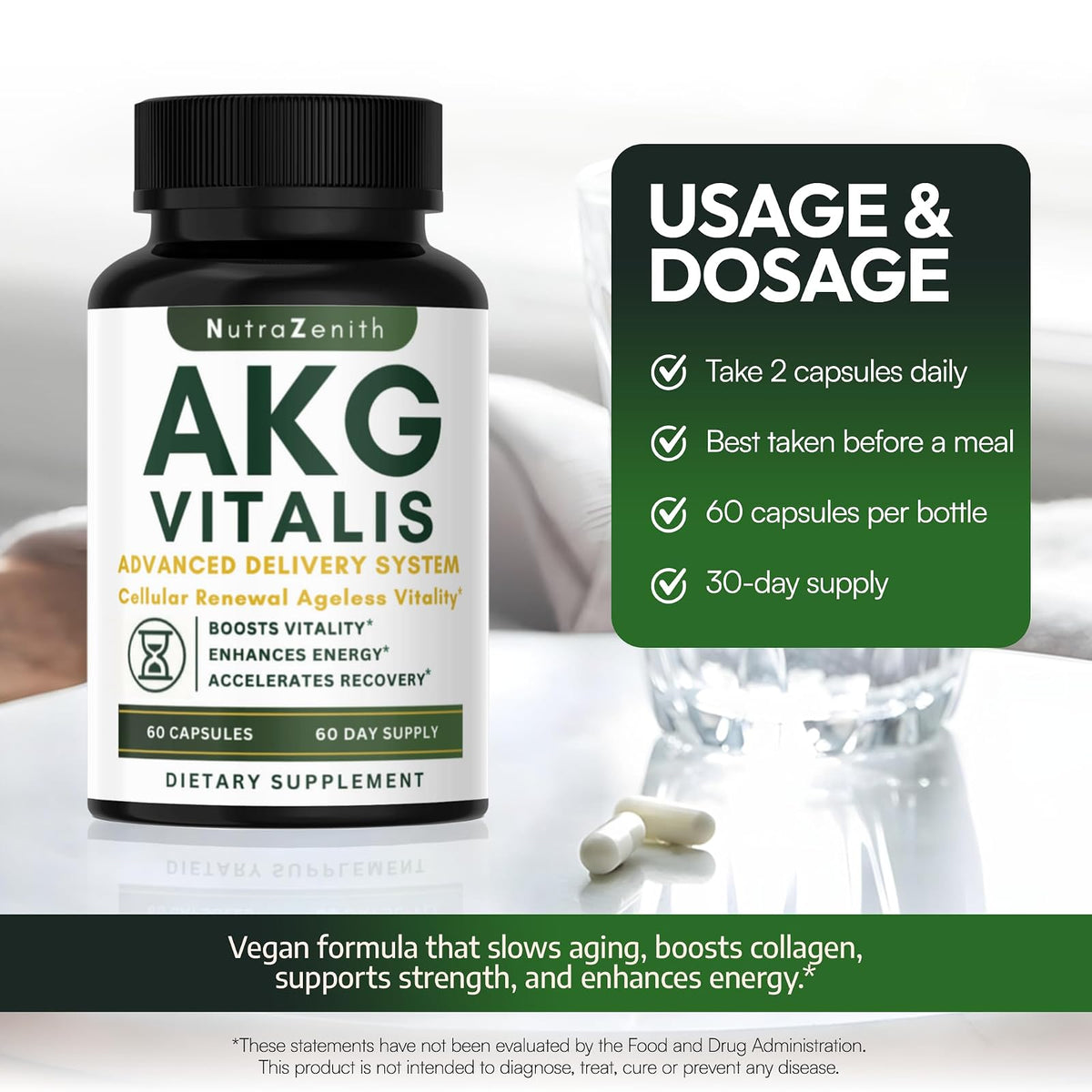 enhance wellness with AKG vitamins
