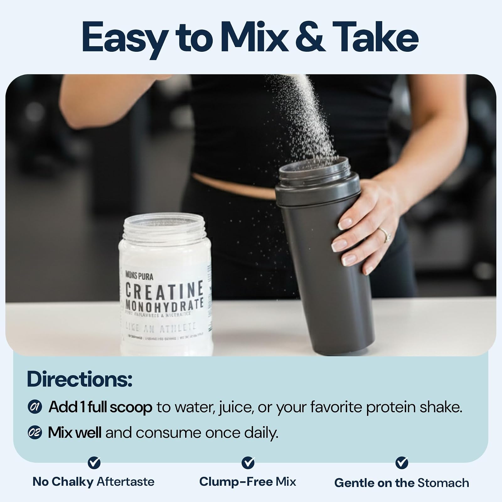 Enhance workout recovery with creatine