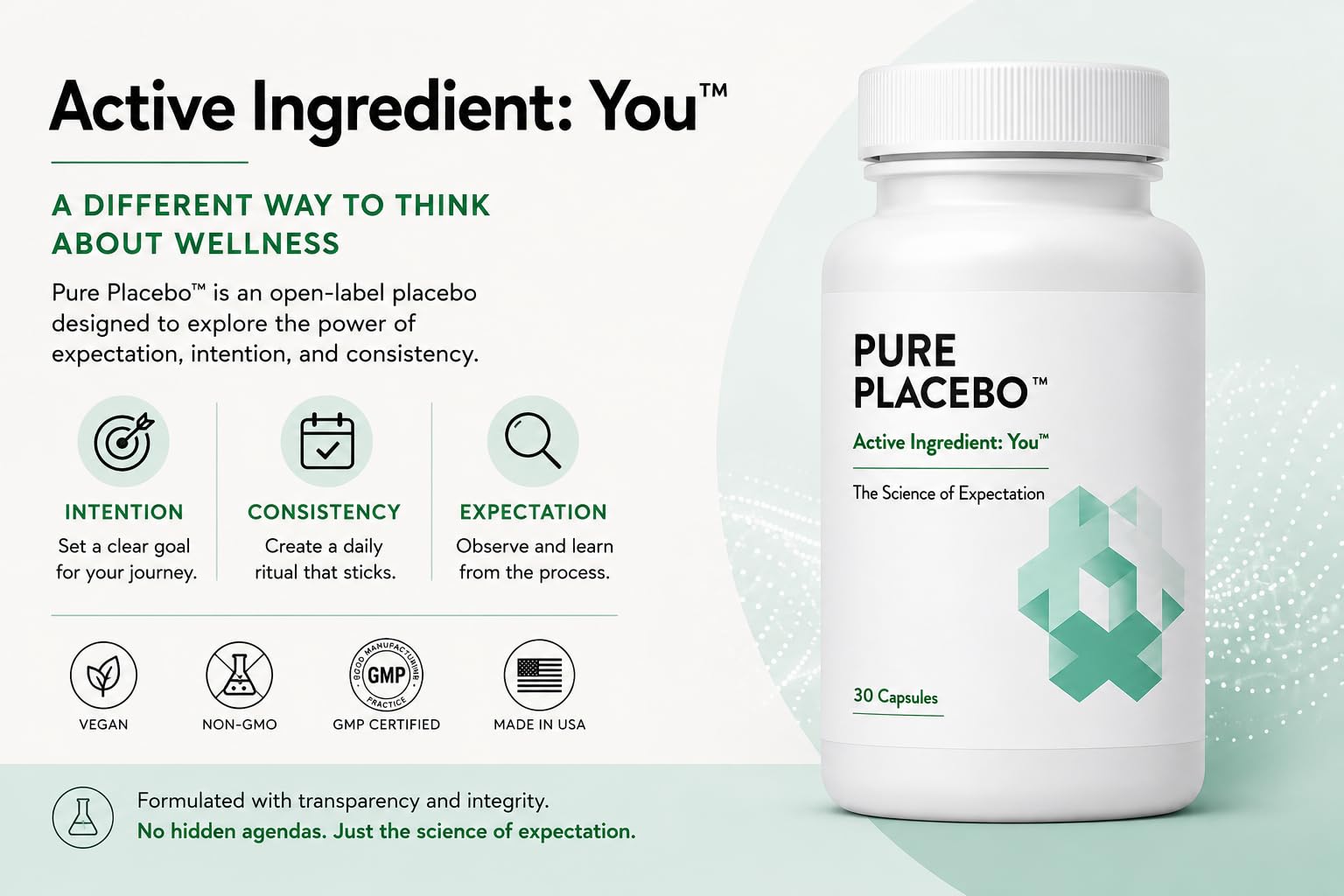 enhance your routine with Pure Placebo