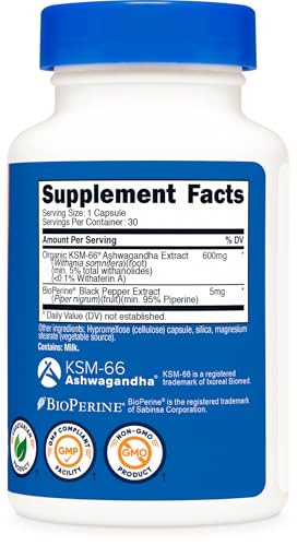 enhanced absorption ashwagandha with BioPerine