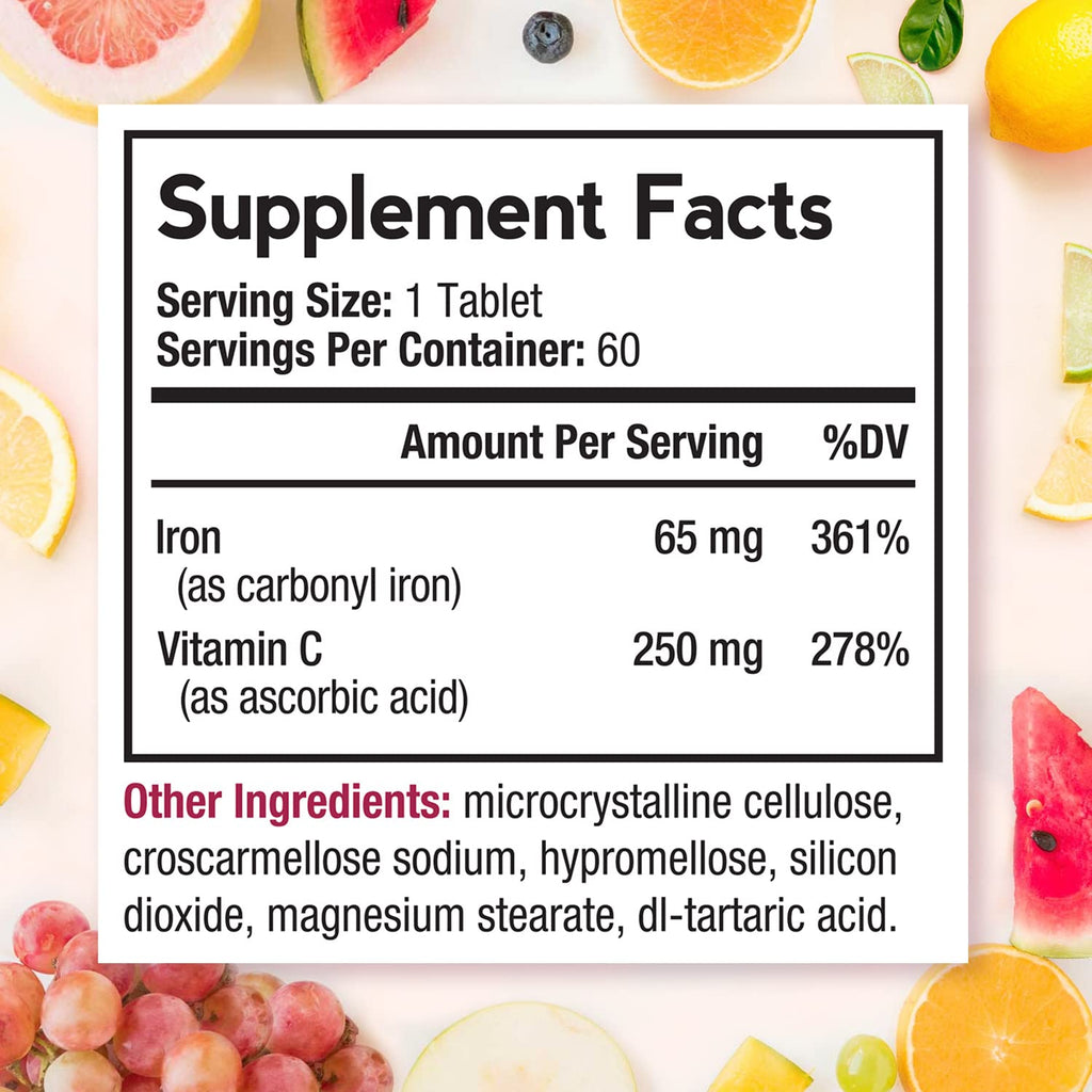 enhanced absorption iron tablets