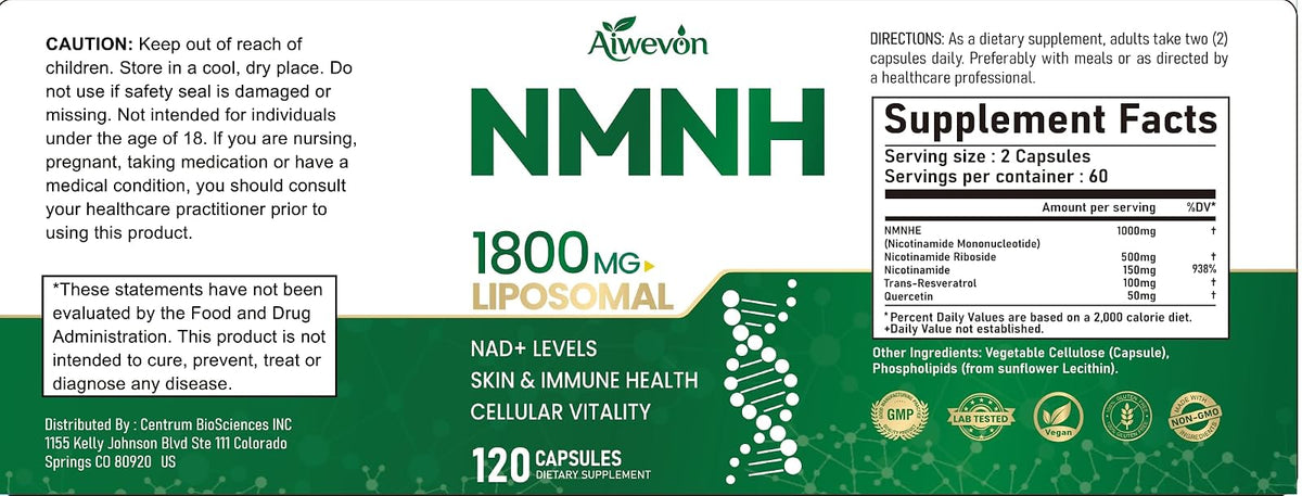 enhanced absorption liposomal NAD+
