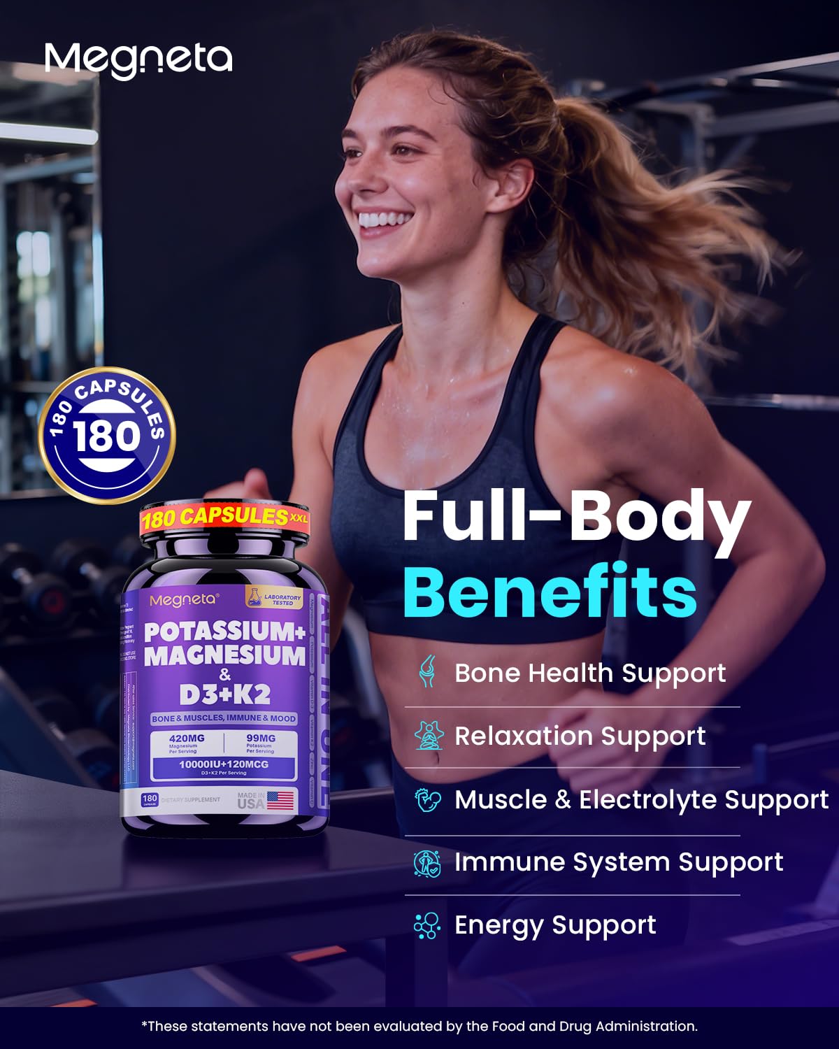 Enhanced absorption Magnesium and Potassium