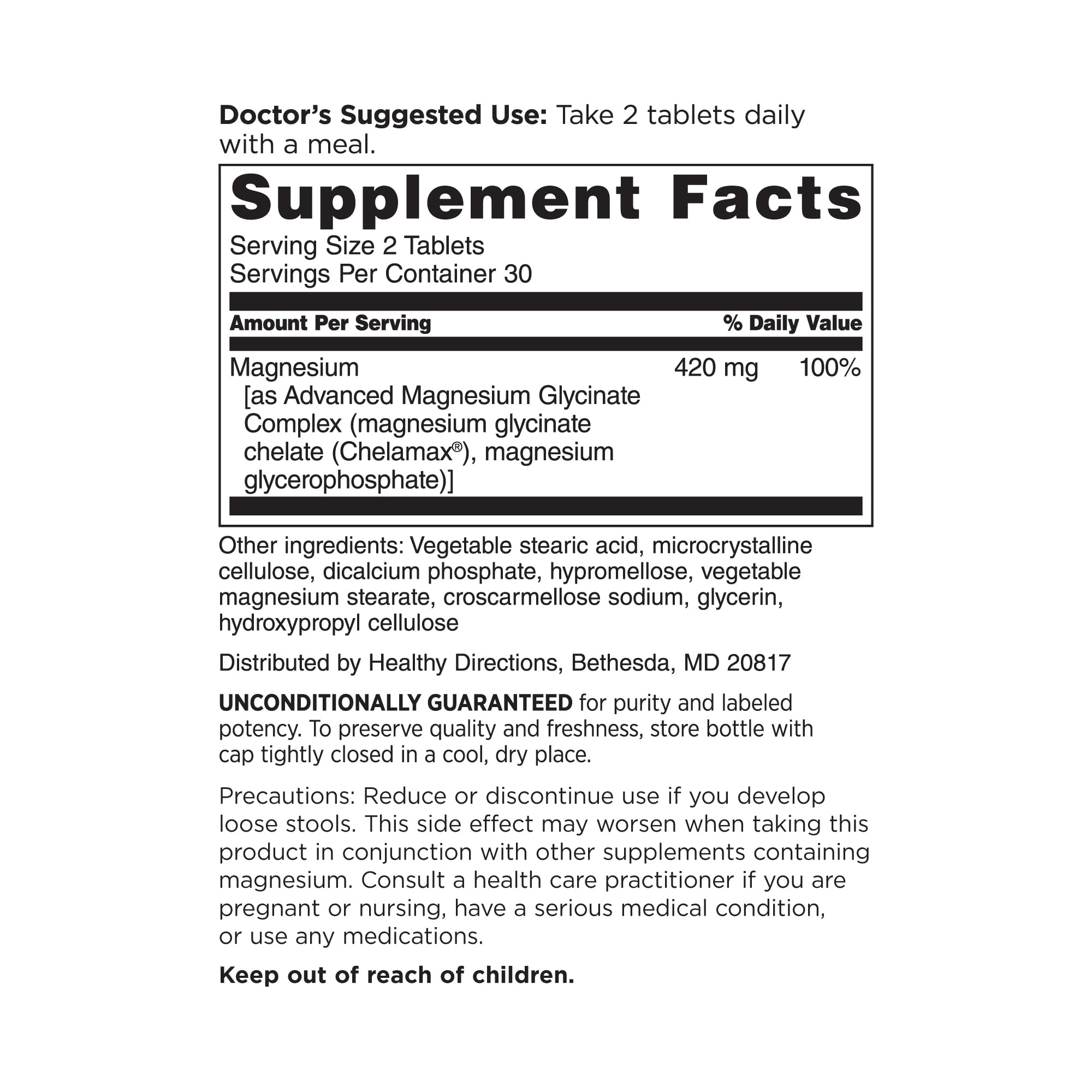 enhanced absorption magnesium complex