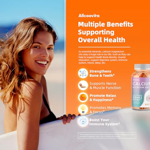 Enhanced absorption magnesium gummies with vitamins