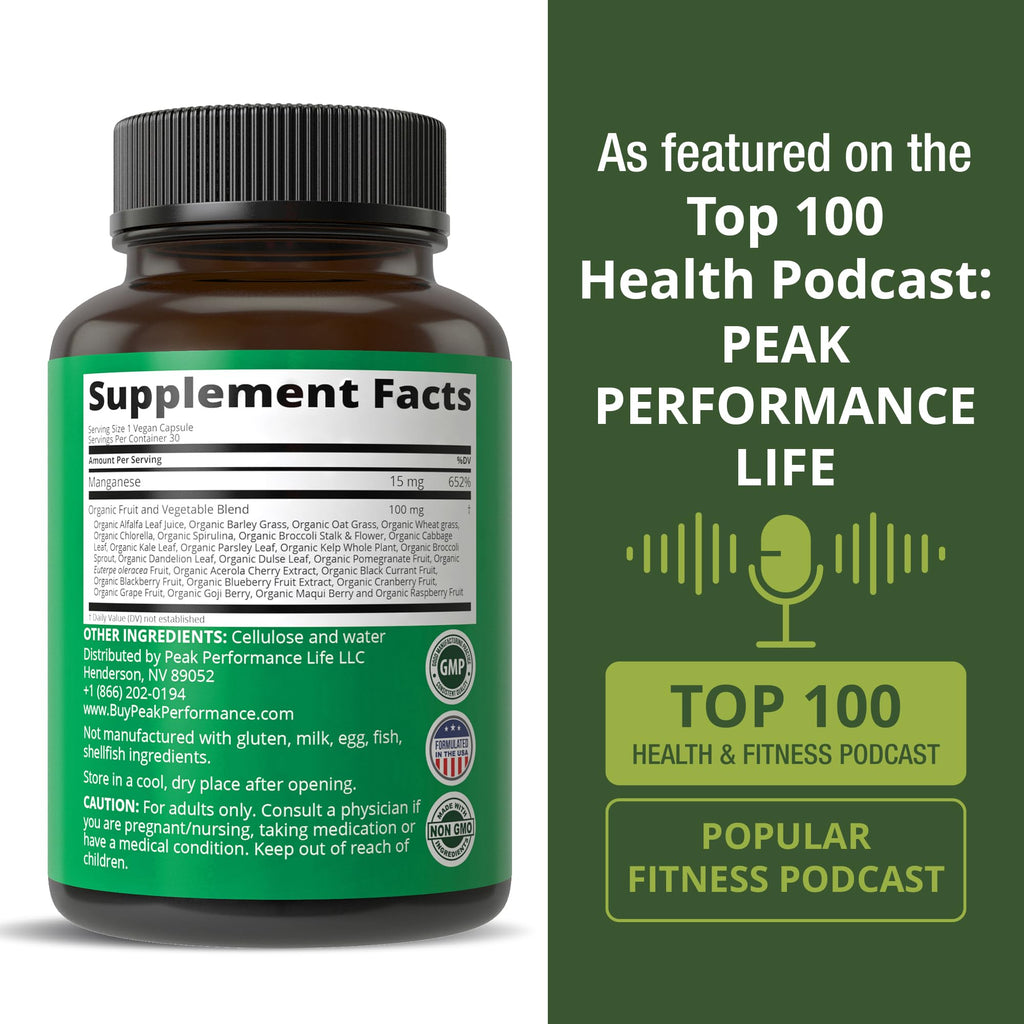 enhanced absorption manganese supplement