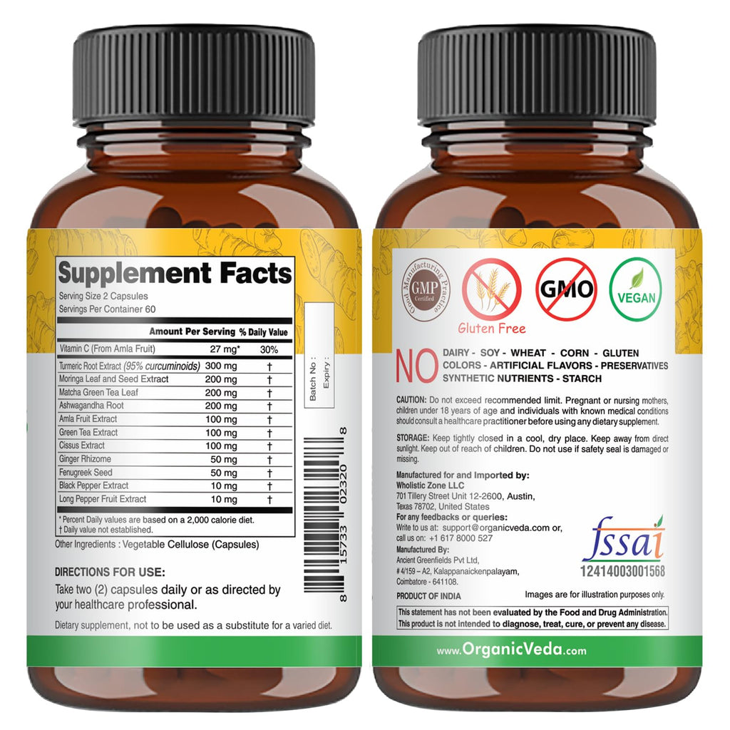 enhanced absorption turmeric supplement