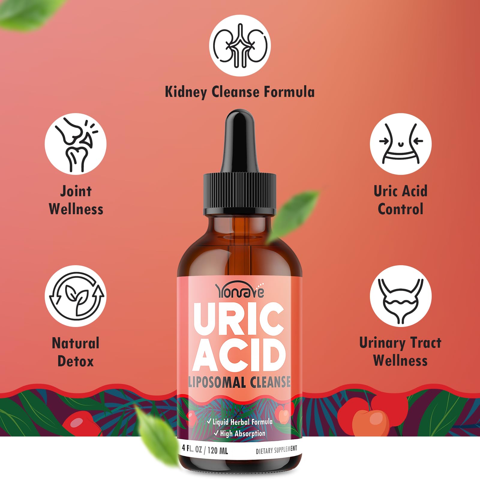 enhanced absorption uric acid drops