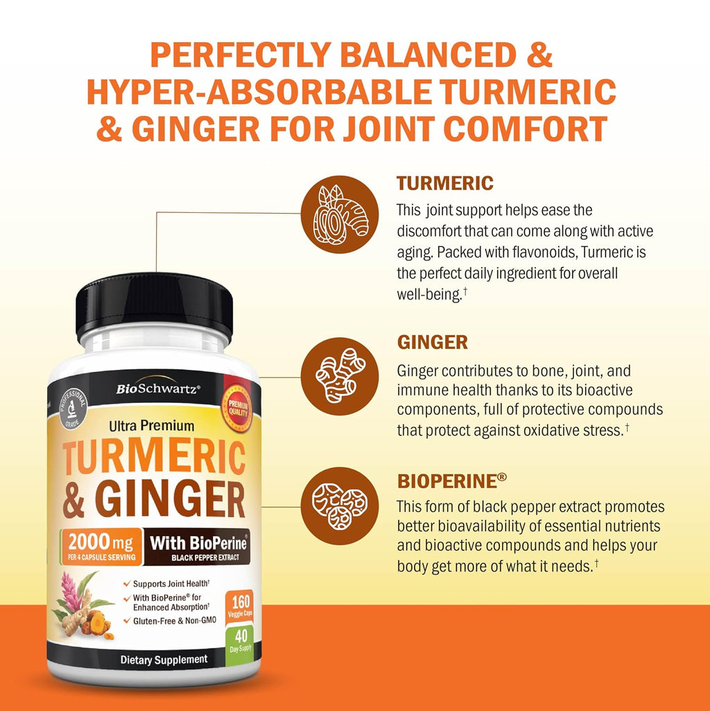 enhanced absorption with BioPerine turmeric