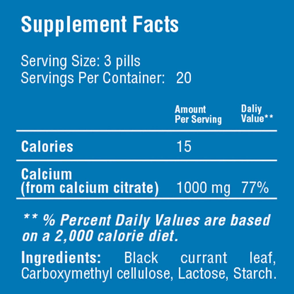 enhanced absorption with calcium citrate