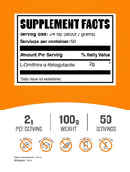 enhanced athletic performance L-Ornithine supplement
