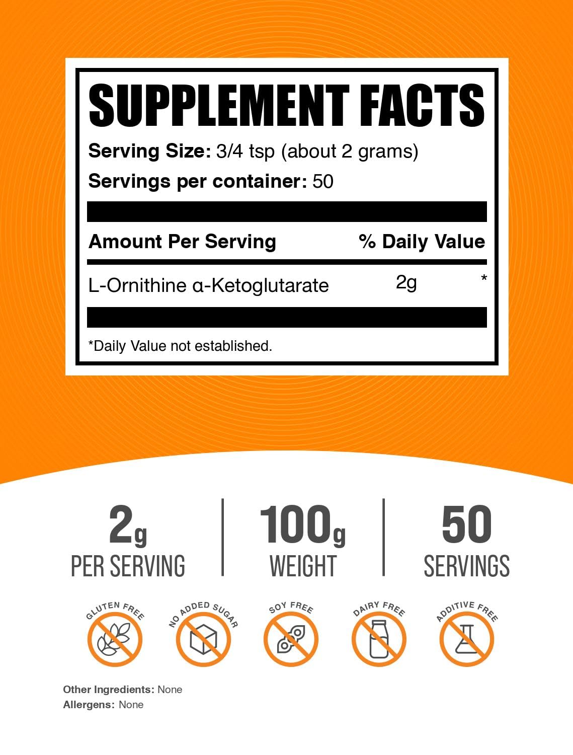 enhanced athletic performance L-Ornithine supplement