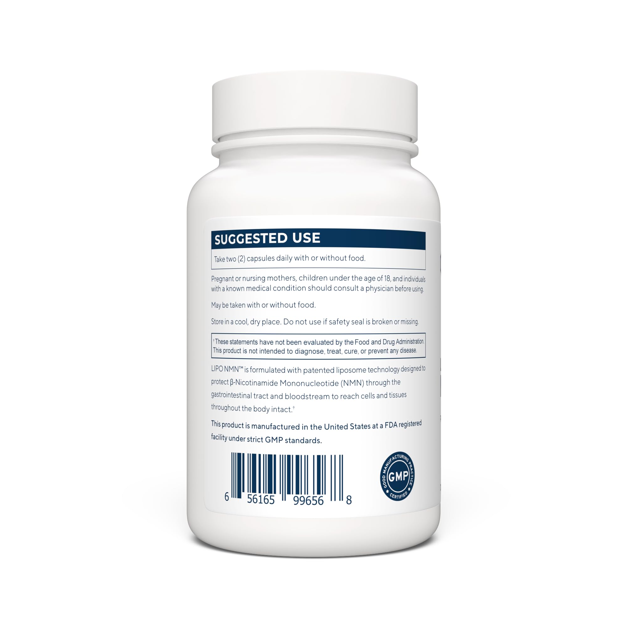 Enhanced bioavailability of NMN supplement