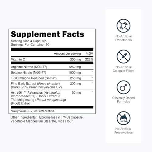 enhanced blood flow nitric oxide booster